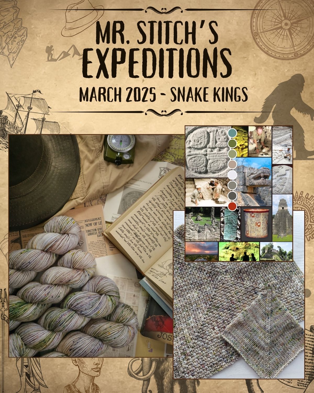 Mr. Stitch's Expeditions - INDIVIDUAL MONTH – The Frosted Stitch